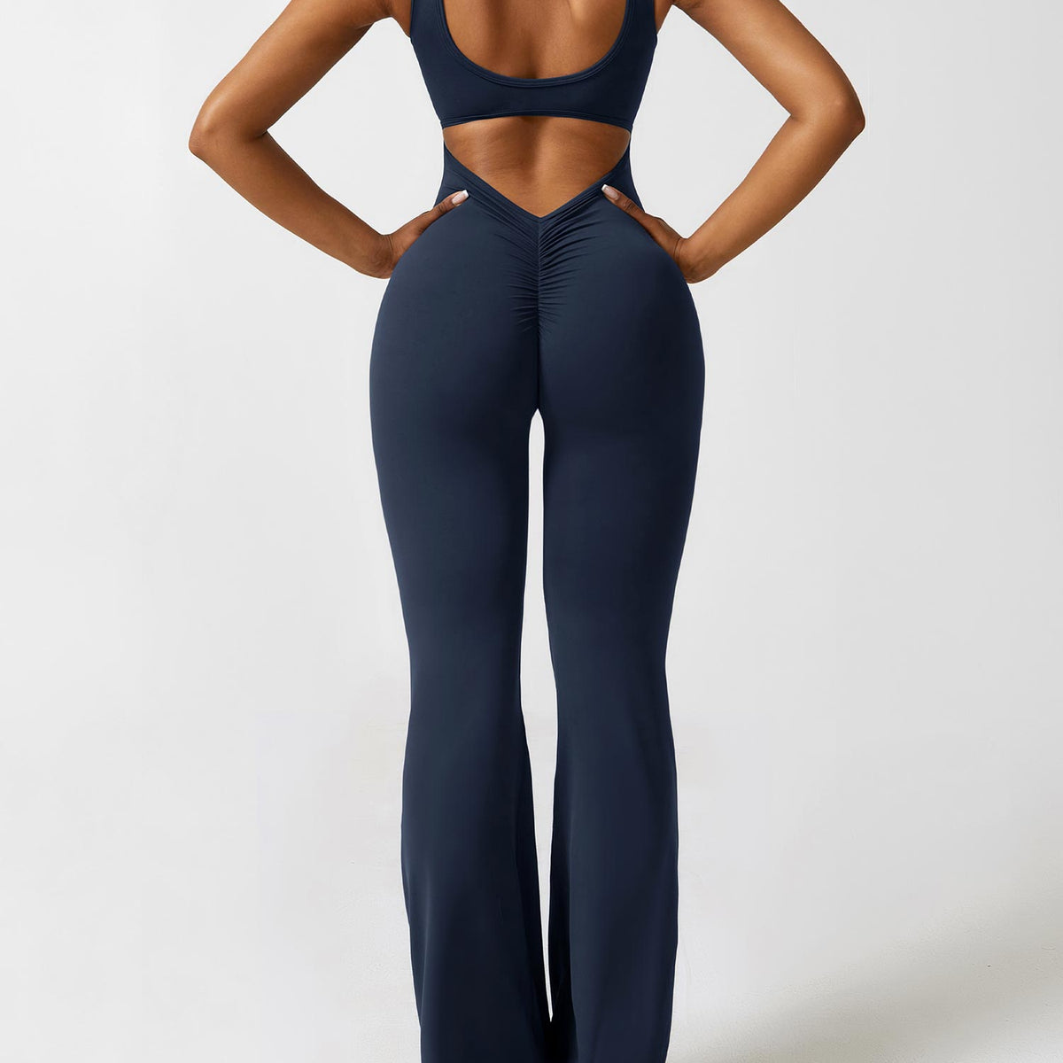 Yeoreo V-Back Flared Jumpsuit – Yeoreo Official